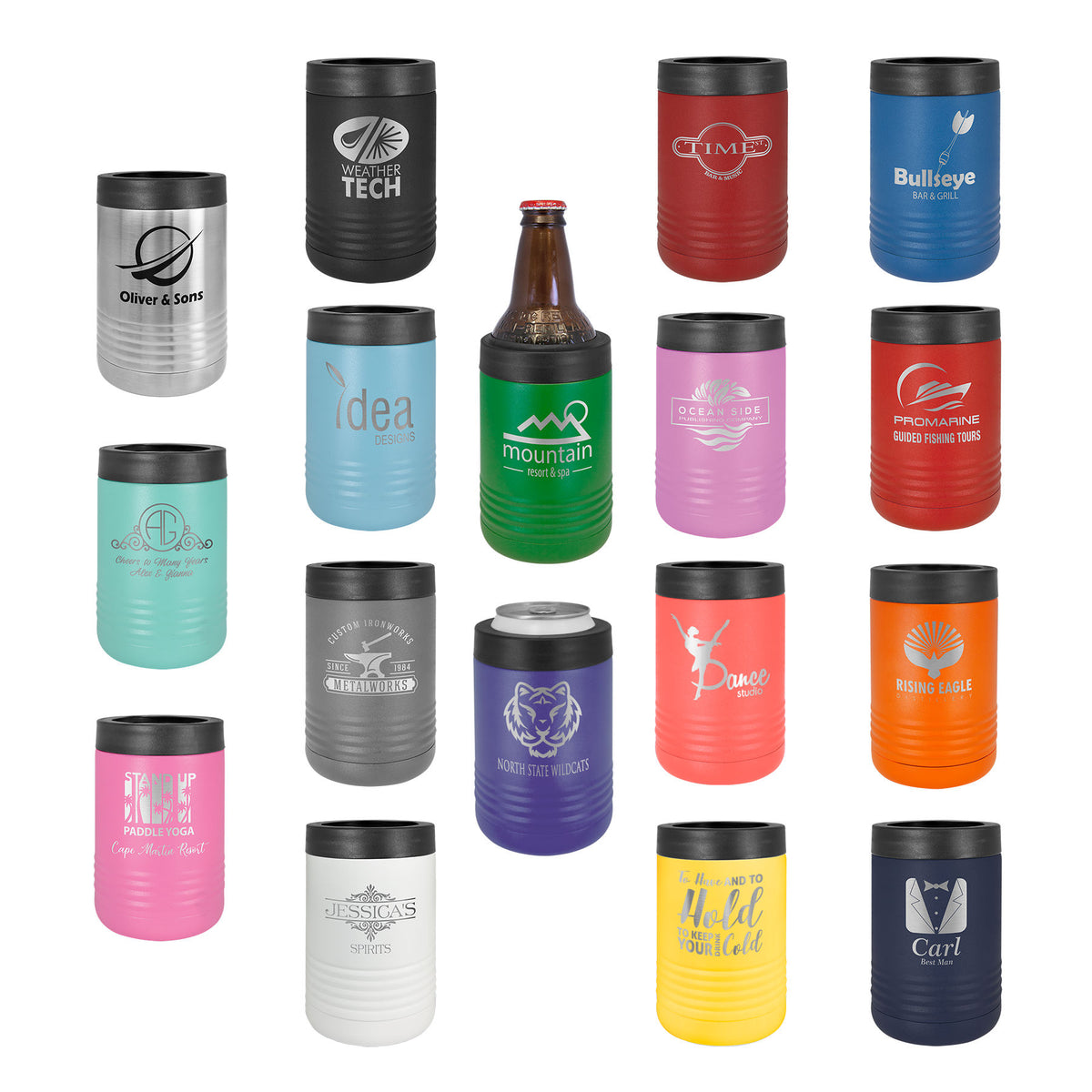 Custom Can Koozie | Company Logo | Laser Engraved | Bulk Orders ...